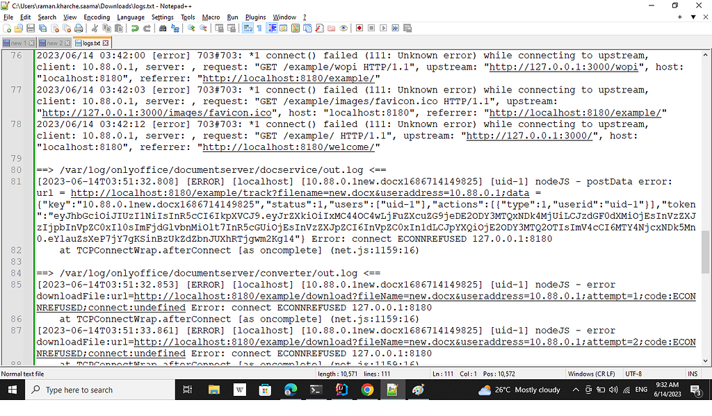 Getting Download Failed - Docs - ONLYOFFICE Community