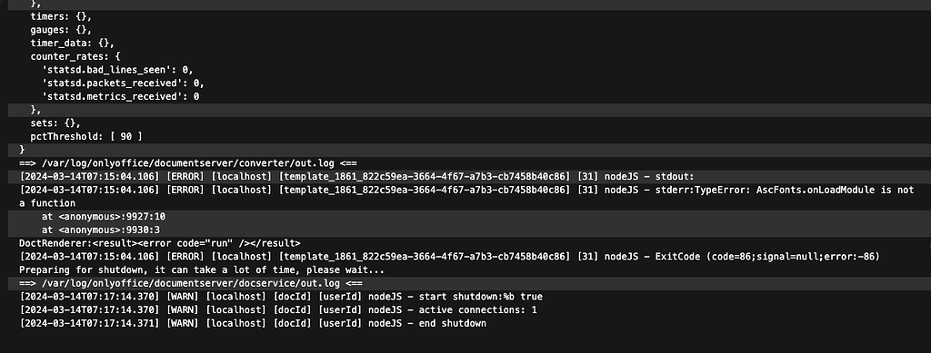 AscFonts.onLoadModule is not a function - Docs - ONLYOFFICE Community