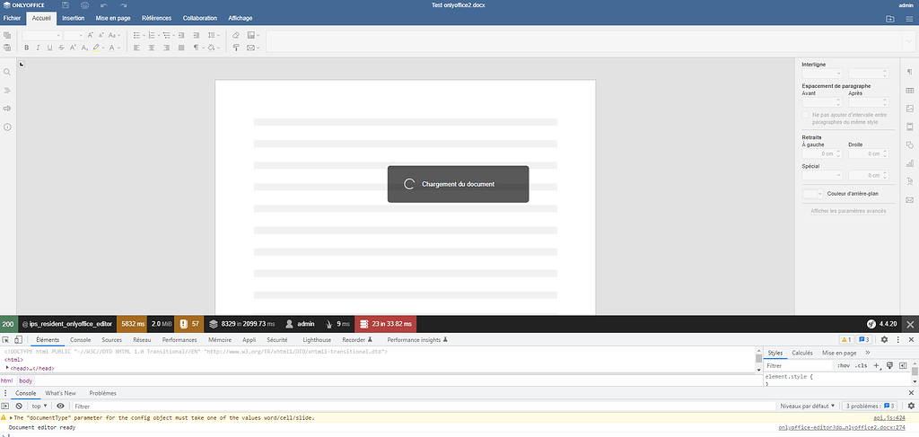 Uninterrupted documents loading - Docs - ONLYOFFICE Community