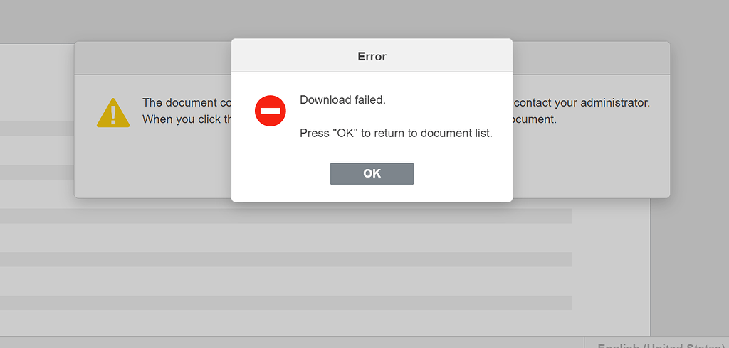 Example 'Download Failed' - Docs - ONLYOFFICE Community