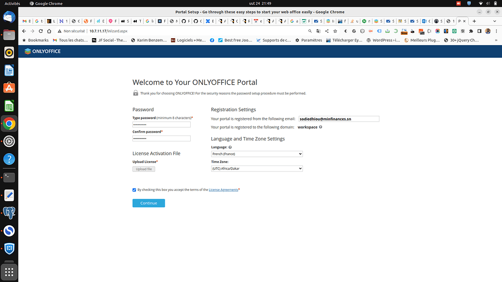 Workspace community licence - Workspace - ONLYOFFICE Community