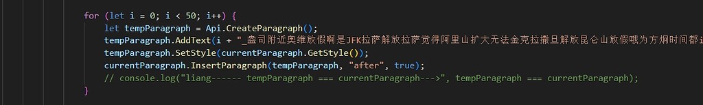 Plugin call Docs API -> ApiParagraph.InsertParagraph Error - Plugins - ONLYOFFICE Community