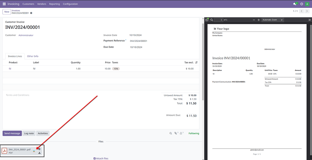 PDF Editing with Odoo Integration - Docs - ONLYOFFICE Community