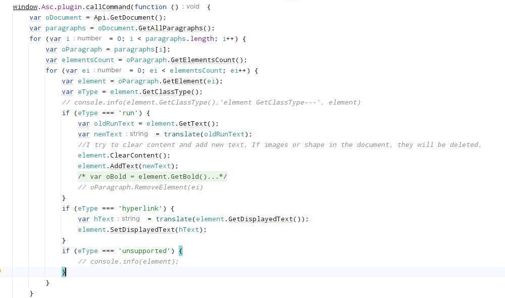 How to replace character/text in document? - Plugins - ONLYOFFICE Community